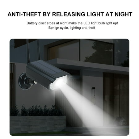 Motion Sensor Solar Light Fake Bullet Camera Shape Solar Powered ...