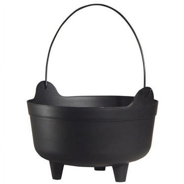 Black Plastic Cauldrons (Set of 3) - Home Decor - 3 Pieces - Walmart.com