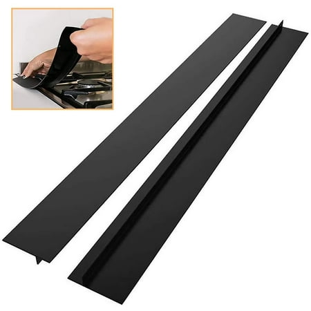 Kitchen Silicone Stove Gap Cover（2 Pack),25/21Inch Kitchen Silicone ...