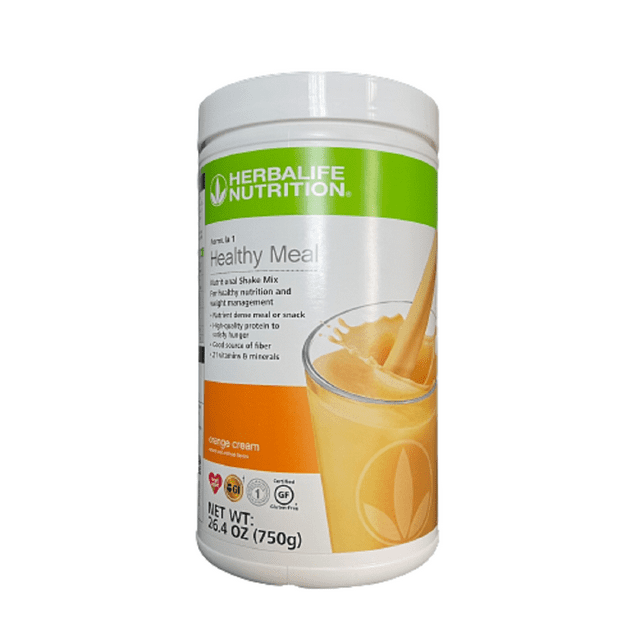 Herbalife Formula 1 Healthy Meal Nutritional Shake Mix Orange Cream 27. ...