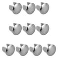 Alasum 10Pcs Shower Switch Knob Plug Plated Silver Plastic Compact ...