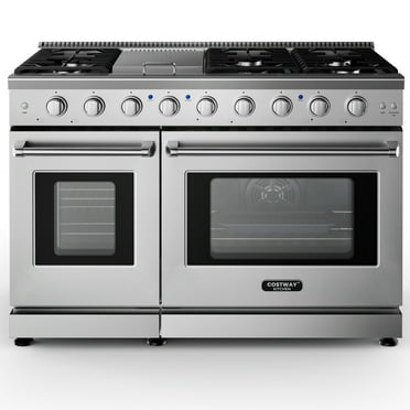 Thor Kitchen Free Standing 48 Inch 6 Burner Gas Range Double Oven ...