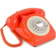 GPO Retro GPO746ROR 746 Desktop Rotary Dial Telephone - Orange [MISC ...
