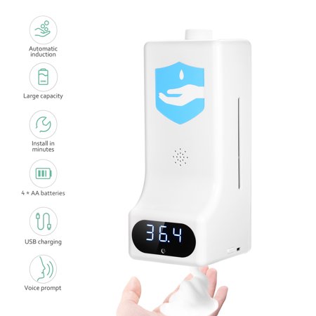 2 In 1 Soap Dispenser 1000Ml And Non-Contact Touchless Thermometer | Walmart Canada