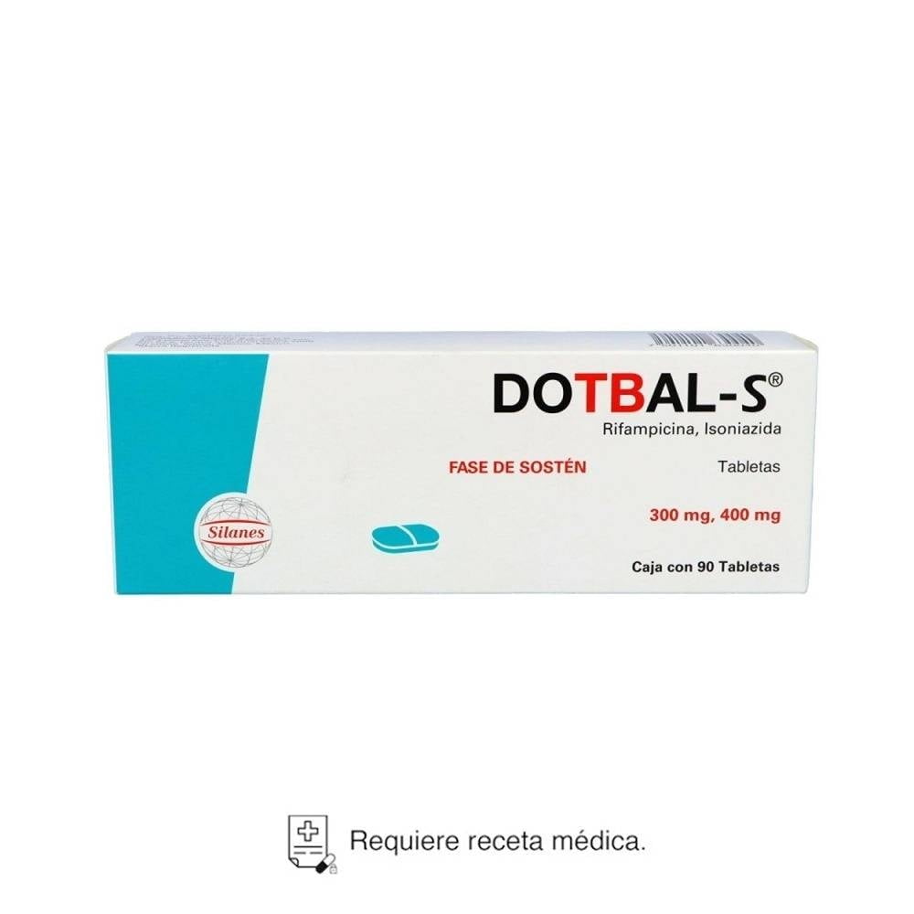 Dotbal Rifampicina 300 mg, Isoniazida 400 mg fase de sostén 90 tabletas ...