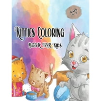 Cat Coloring Book for Kids Ages 4-8: Cute and Adorable Cartoon Cats and ...