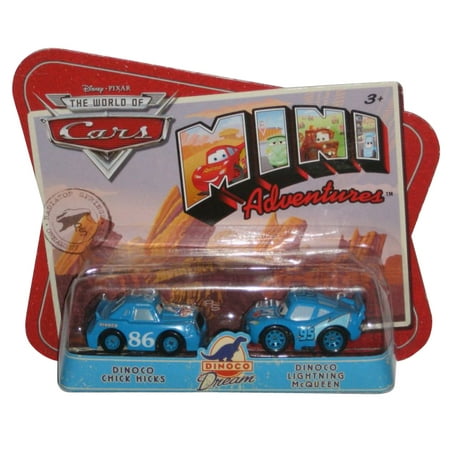 Disney Pixar Cars Mini Adventures Dinoco Chick Hicks & Lightning ...