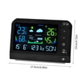 Weather Stations Wireless Indoor Outdoor,Home Atomics Clock with ...