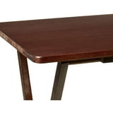 Mainstays Indoor Single Folding TV Tray Table, Walnut, 19 x 15 x 26 ...