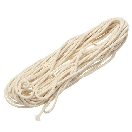 49 Feet Round Wick 6mm Candle Wick Replacement Oil Lamp Wicks Burner ...