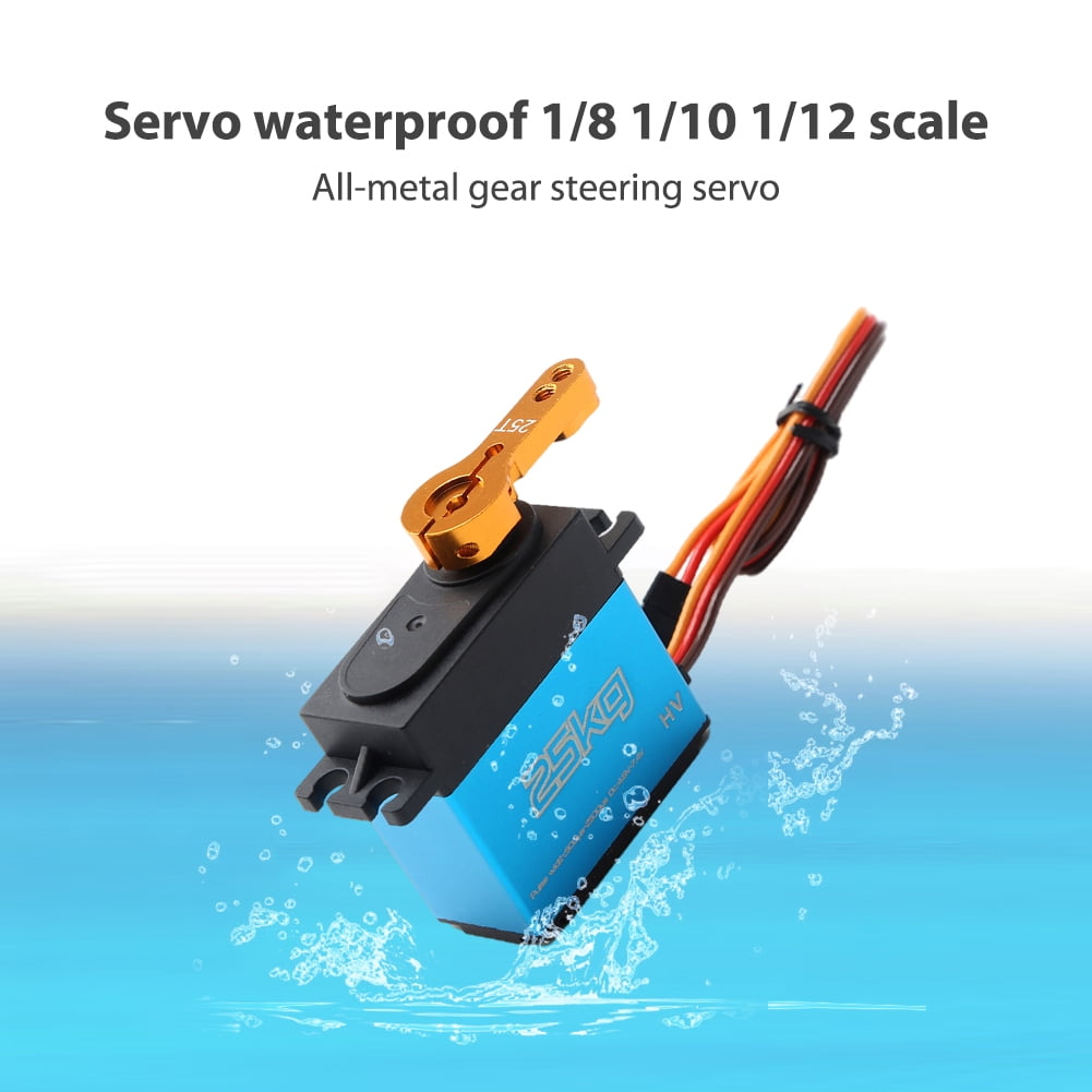 Tmvgtek Servo Digital De 25 Kg Servo De Engranajes De Acero Inoxidable ...