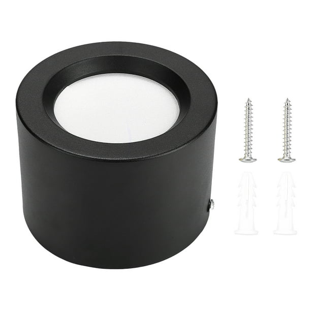 7W 220 V LED Ceiling Light Fixture Anti-fog Lamp Downlight Black(White ...