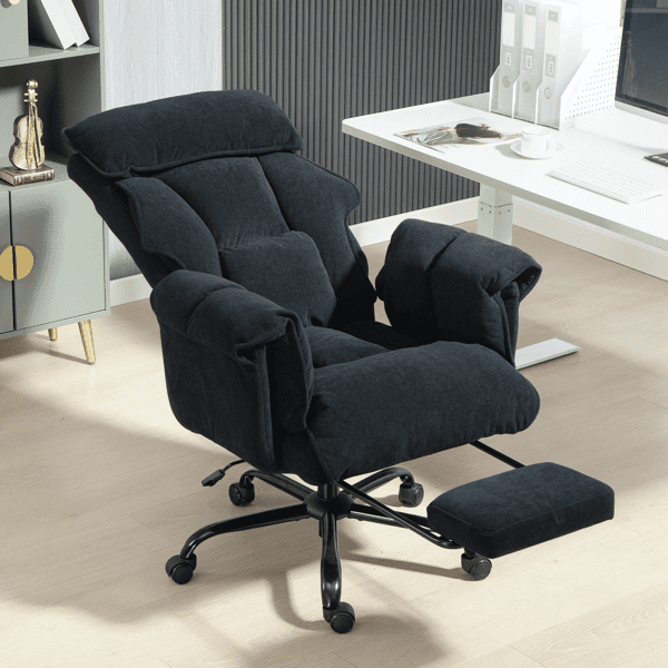 Click here for Nobrand Soft-Cushioned Computer Chair With Foot Re... prices