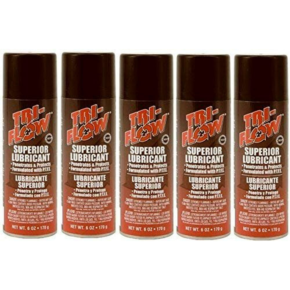 Tri-Flow 20005TF 6 oz Aerosol Lubricant - Quantity 5 - Walmart.com ...