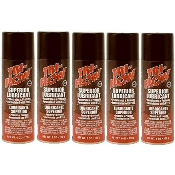 Tri-Flow 20005TF 6 oz Aerosol Lubricant - Quantity 5 - Walmart.com ...