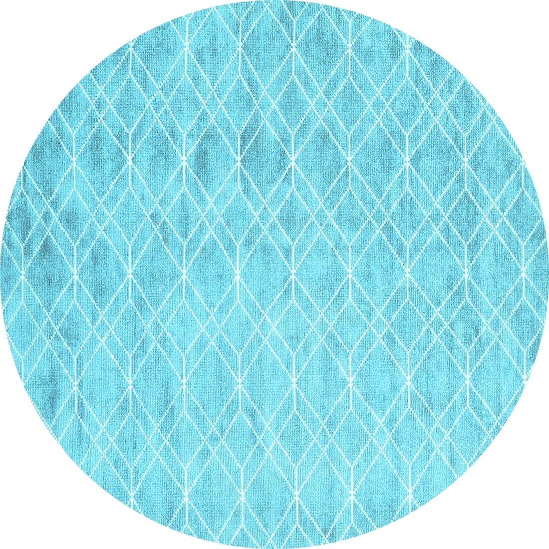Ahgly Company Indoor Round Abstract Light Blue Contemporary Area Rugs ...