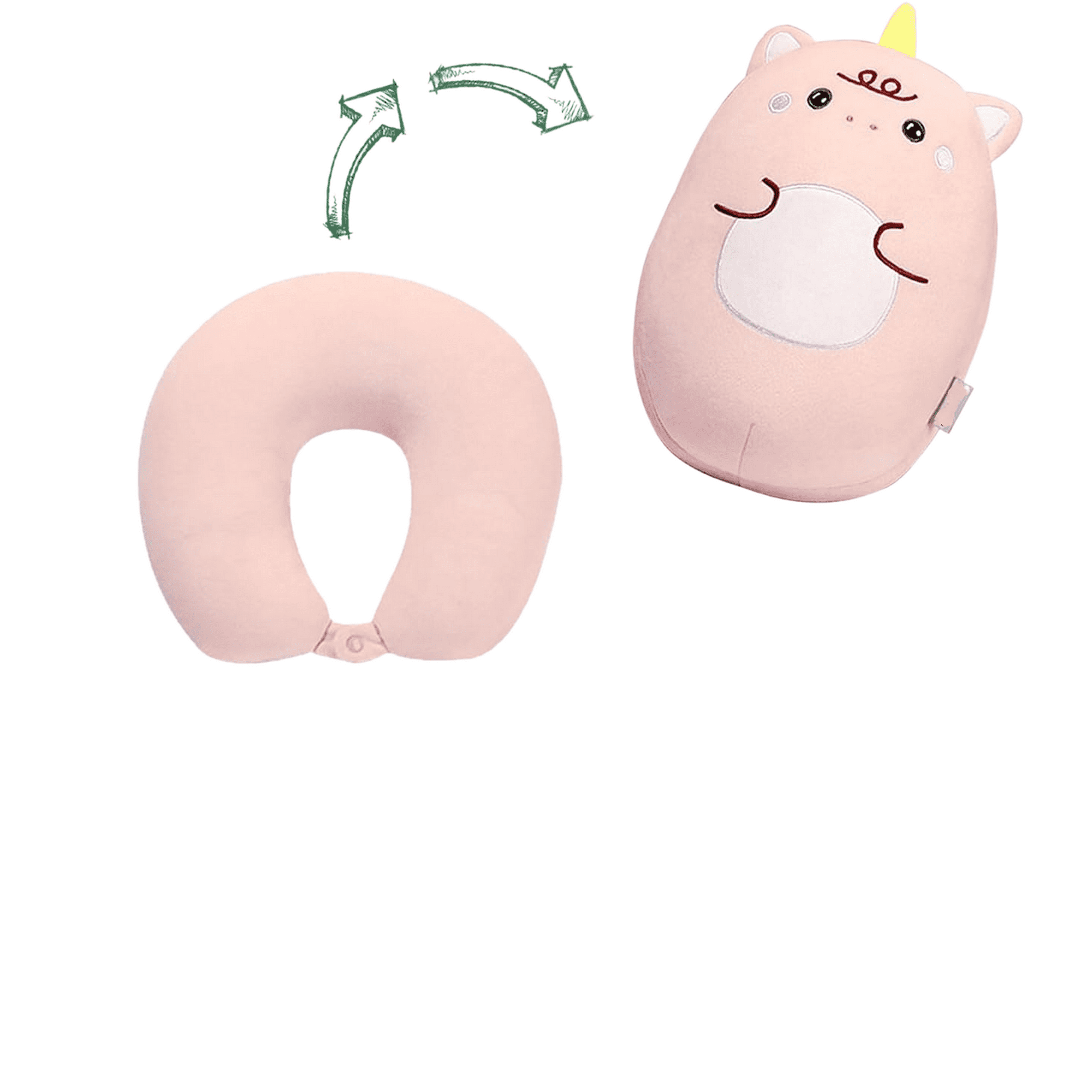 Click here for Unbranded 2-In-1 Kids Travel Pillow With Fun Anima... prices