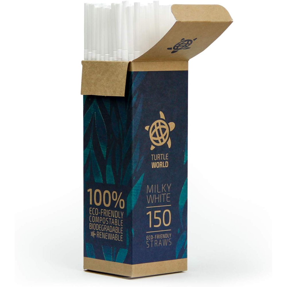 Eco Friendly Biodegradable Drinking Straws │ Plant Based Bendy Pla