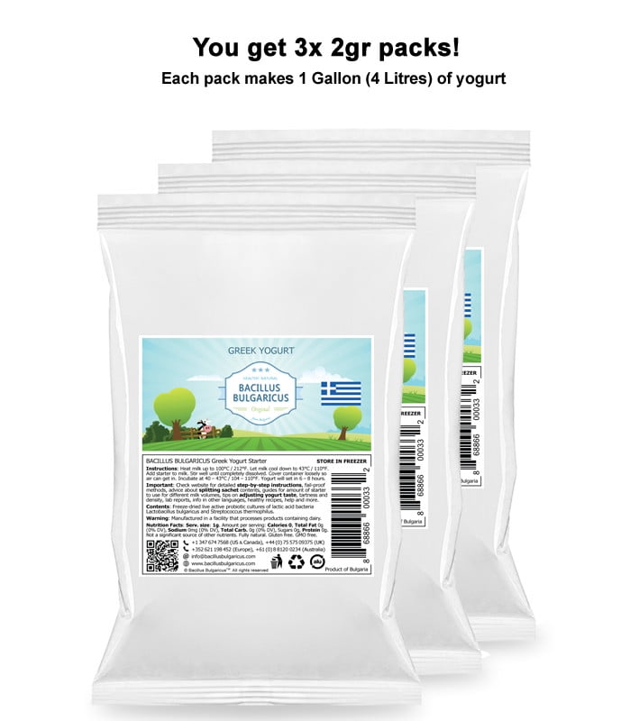 Greek Yogurt Starter (3 packs)
