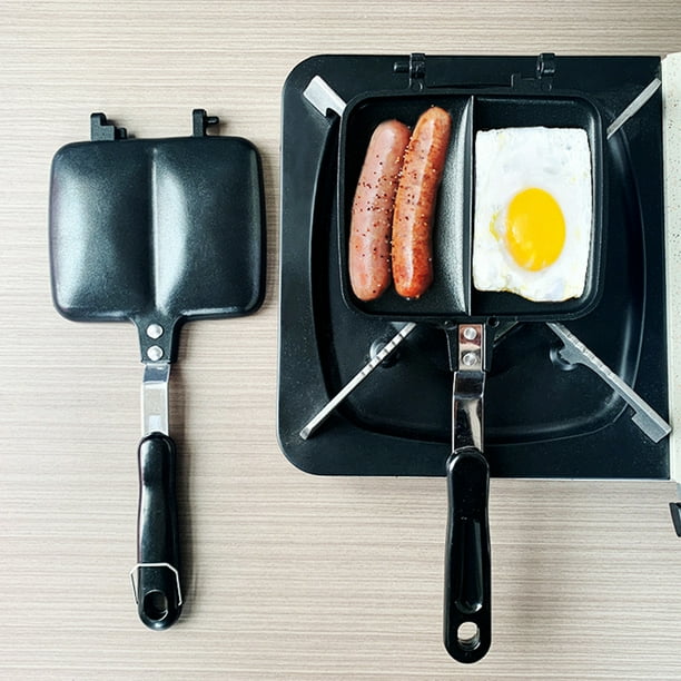 Mymisisa Flip Grill Pan Nonstick Pie Maker Rectangle for Breakfast ...