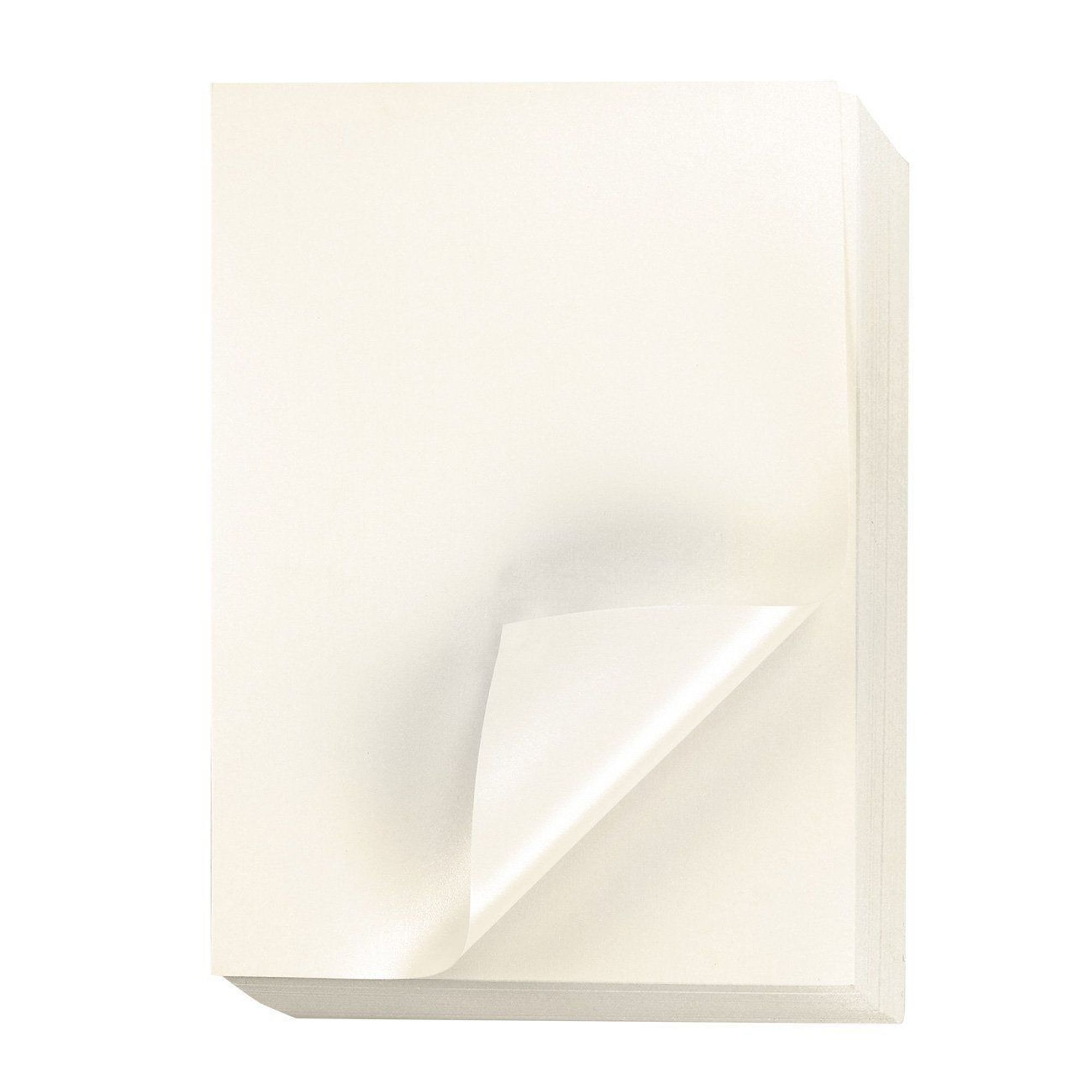 Ivory Metallic Paper - 96-Pack Shimmer Papers, Double Sided, Laser ...