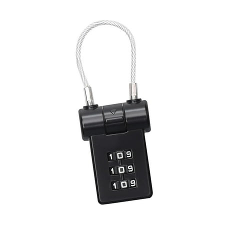 Luggage Locks 3 Digit Combination Lock Code Lock Universal Travel Lock ...