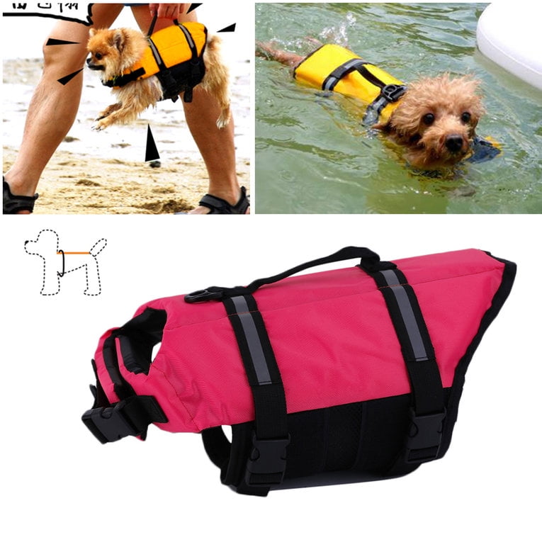 Pet Dog Cat Oxford Cloth Lifejacket Vest Jacket Life Jacket With Chin ...
