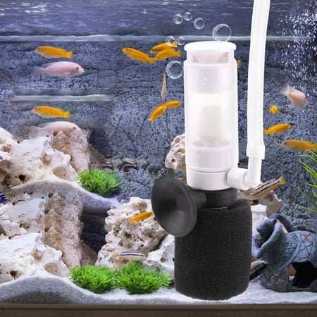 Aquarium Fish Tank Biochemical Sponge Filters Air Driven Filter Mini ...
