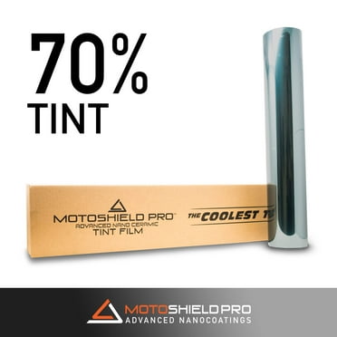 MotoShield Pro 70 Percent VLT Nano Ceramic Window Tint, 30 Inch x 10 ...