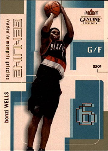2003-04 Fleer Genuine Insider #93 Bonzi Wells NBA Basketball Trading ...