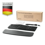 "Perixx Ergonomic Compact USB Keyboard, Quiet Typing, Magnetic Wrist ...