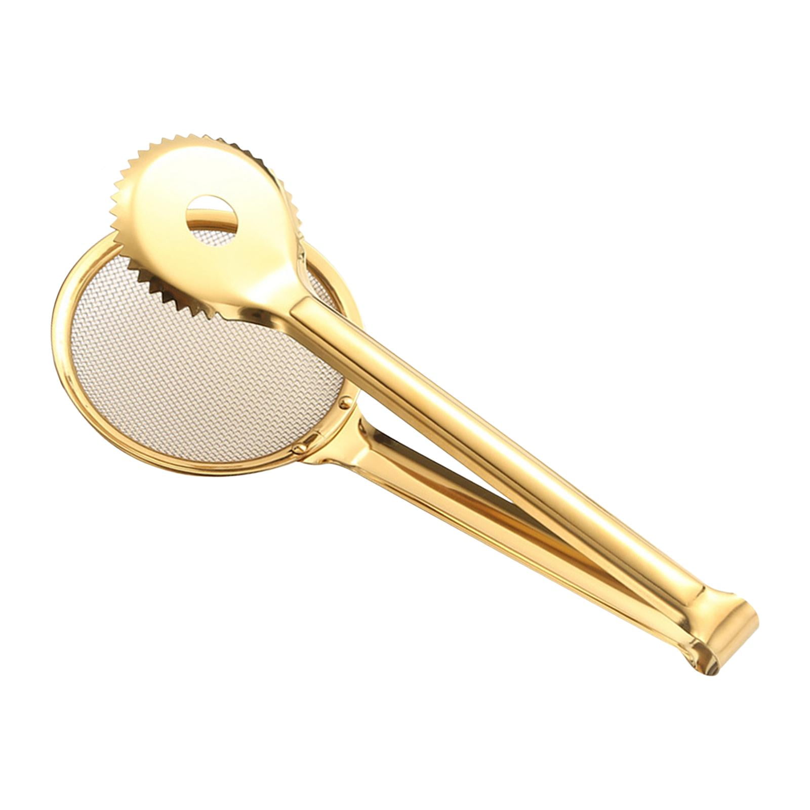 Water Filter Tongs Oil Skimmer Colander with Clip BBQ Filter Clamp Food ...