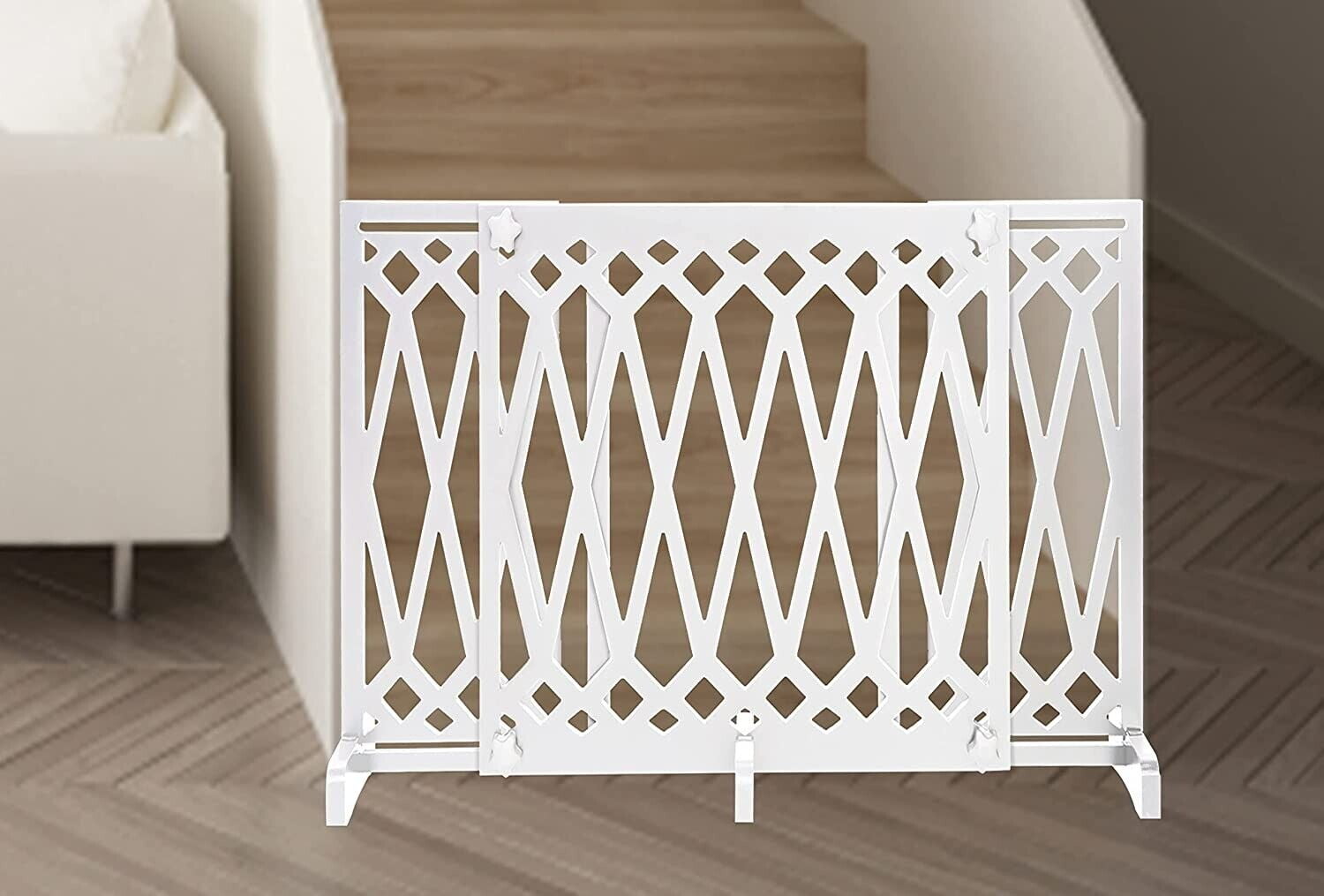 Safety Pet Gate for Dogs - Dog Gate for Doorways, Stairs, or Rooms ...