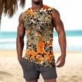 Afdoent Tank Tops Men Casual Sleeveless Camouflage Print Top For ...