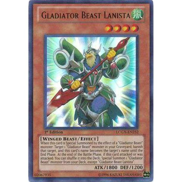 YuGiOh Legendary Collection 2 Ultra Rare Gladiator Beast Lanista LCGX ...