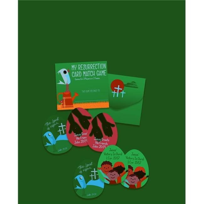 Christ to All 148306 KJV Luke 24-34 My Resurrection Card Match Game ...