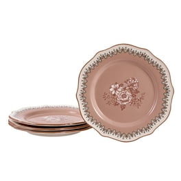Ceramic Dinner Plates Bico Black & White Plaid Dinner Plates - Set Of 4 ...