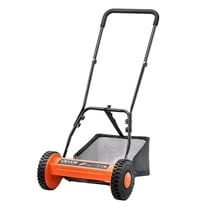 Yardi Yarda 14 Inch Push Lawn Mower with 5 Steel Blades and Grass ...