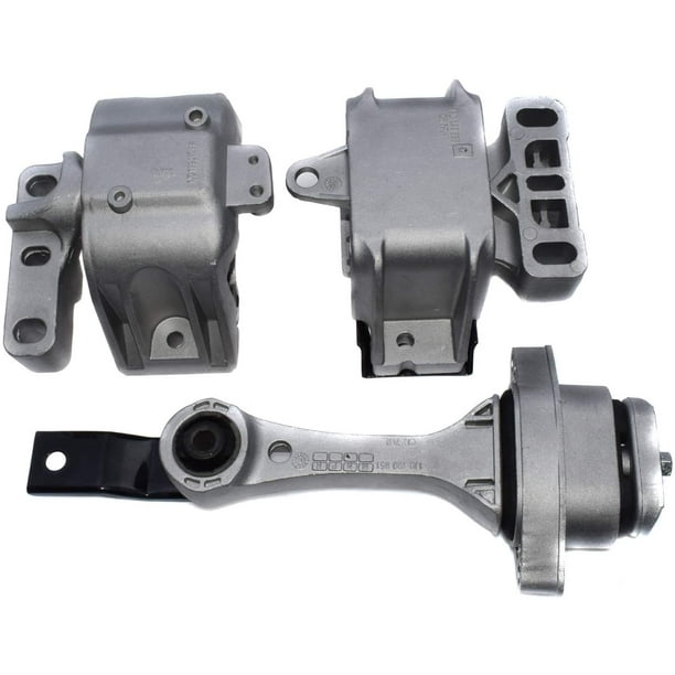 Bapmic 1J0199555AJ Engine Motor Mount & Transmission Mount Set Kit ...