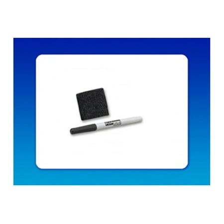 9.5" x 12" Dry Erase Board with Marker & Eraser - Walmart.com