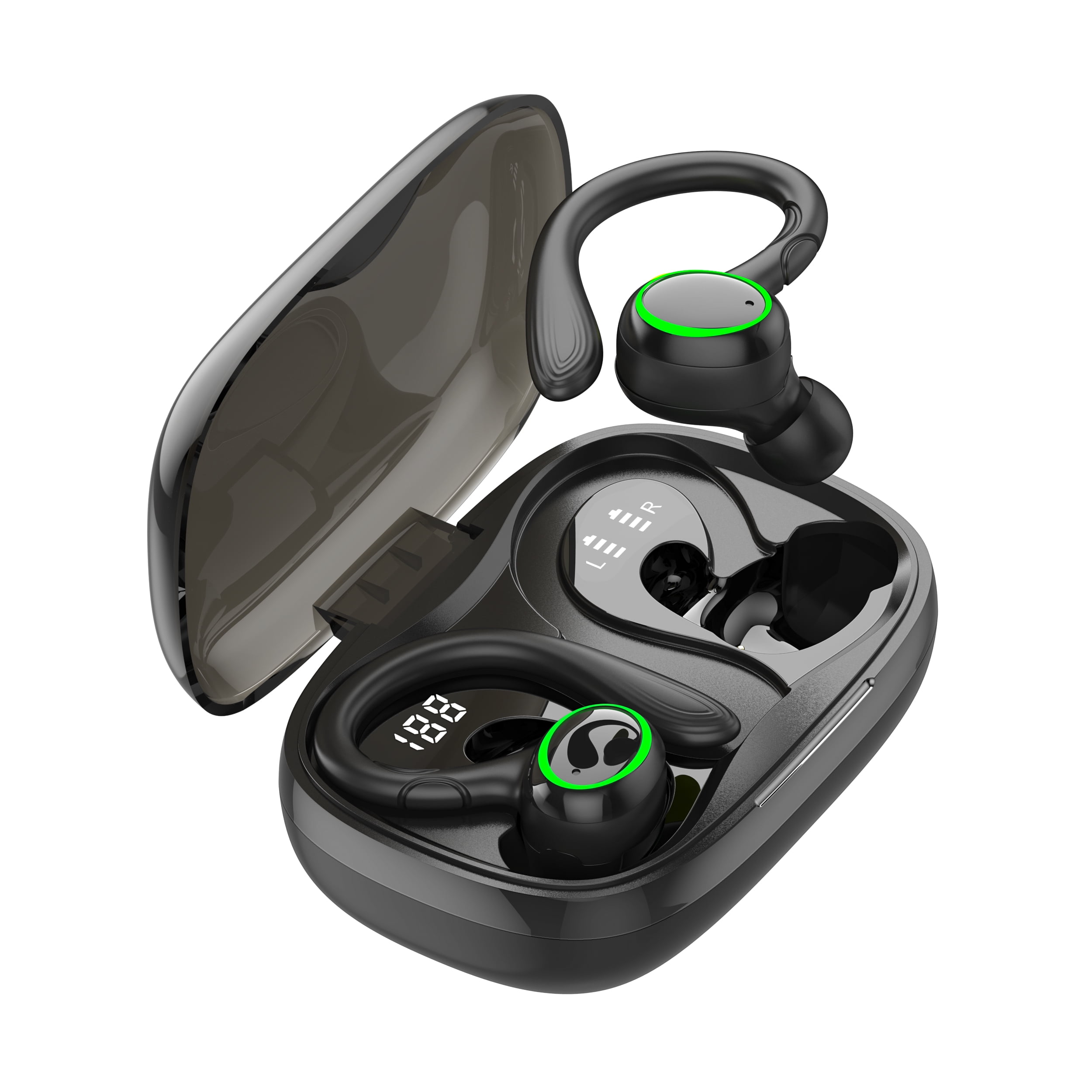 Wireless Earbuds Bluetooth Headphones 48hrs Play Back Sport Earphones ...