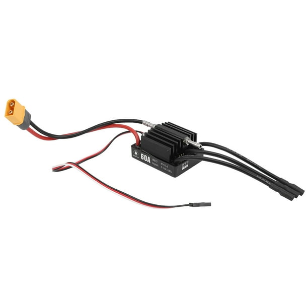 RC Boat ESC,60A Brushless Waterproof ESC AESC A Brushless ESC Superior ...