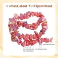 1 Strand Electroplated Natural Quartz Beads Strands FireBrick 3~8x9 ...