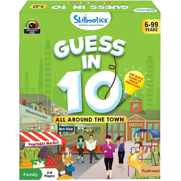 Skillmatics Guess in 10 All Around The Town - Card Game of Smart ...