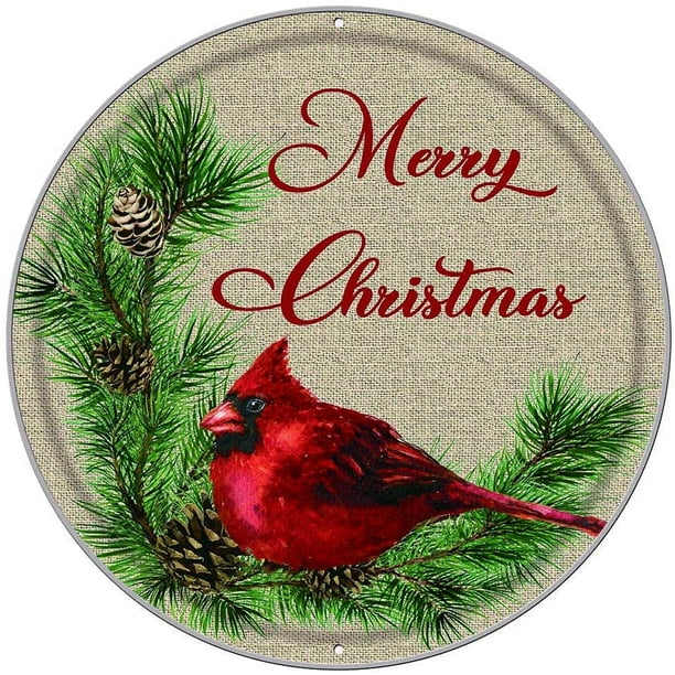 Round Metal Tin Sign Merry Sign, ,Sign, Round Sign Party Supplies ...