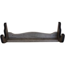 Rush Creek Creations Indoor 3 Rifle/Shotgun Wall Storage Display Rack ...