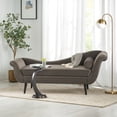Christopher Knight Home Calvert Upholstered Chaise Lounge by Rolled ...