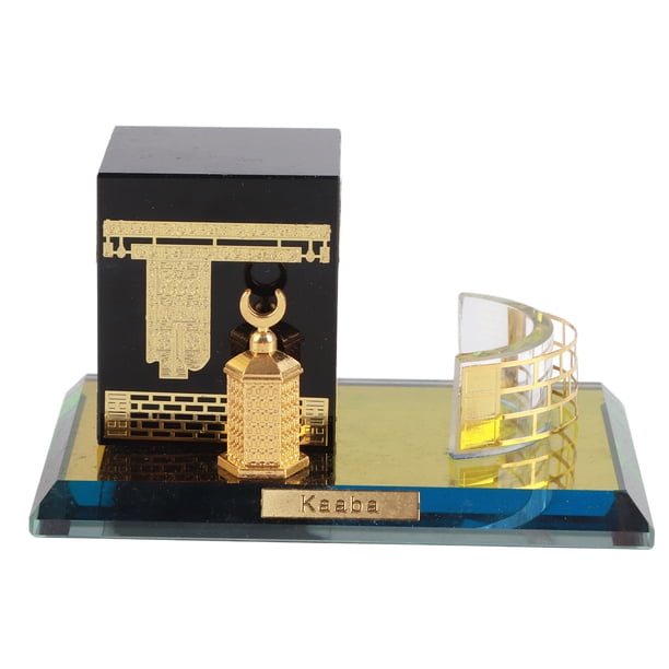 Muslim Crystal Gilded Kaaba Three Piece Model Islamic Building ...