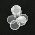 25mm Cases 100Pcs Coin Transparent Capsules Holders Lightweight Plastic ...