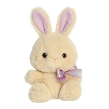 Aurora Set of 2, Clover & Ella Bunny, Small 5" Rabbit Plushies, Palm ...